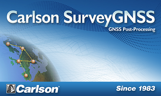 Carlson Software - Carlson Software Introduces New GNSS Post-Processing ... Carlson Software - Carlson Software Introduces New GNSS Post-Processing ...